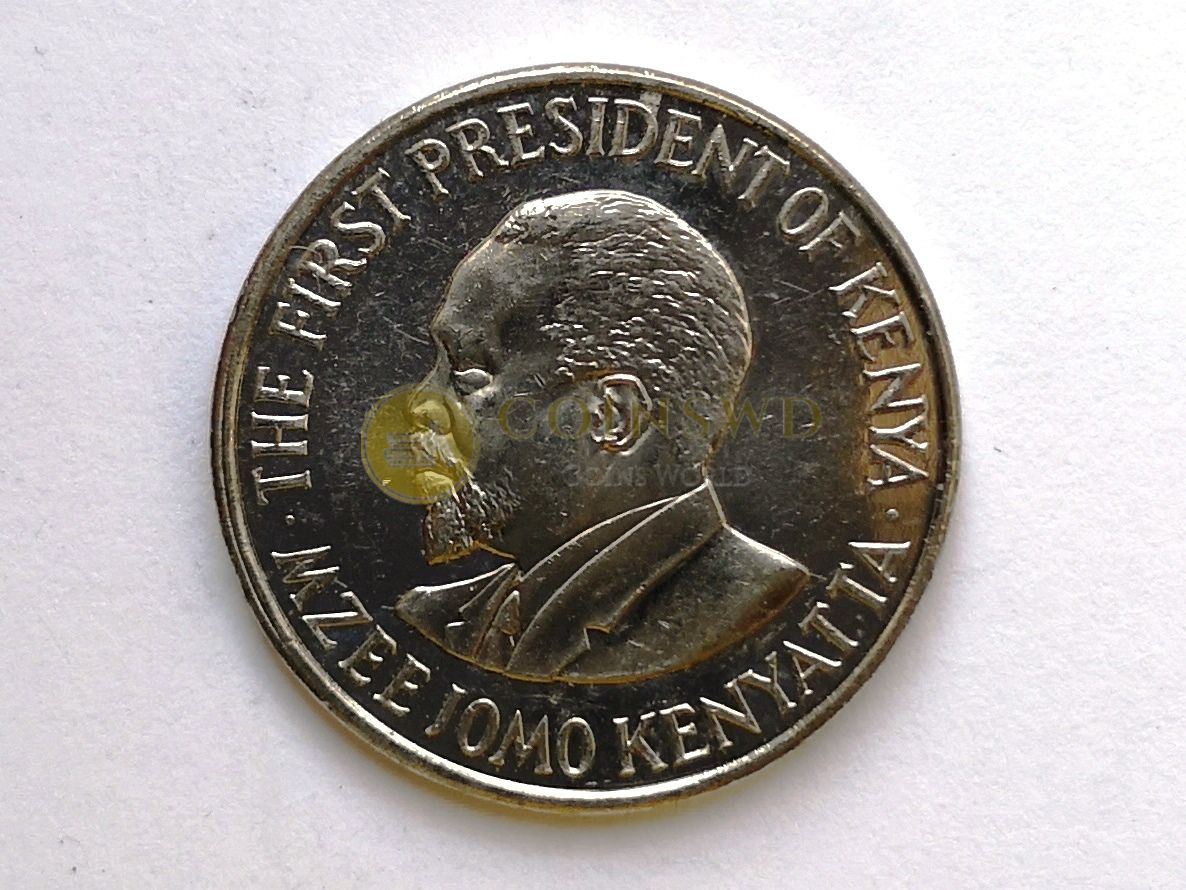 Kenya 1 shilling 2005-2010 1st President of Kenya Jomo Kenyatta (VF-XF ...