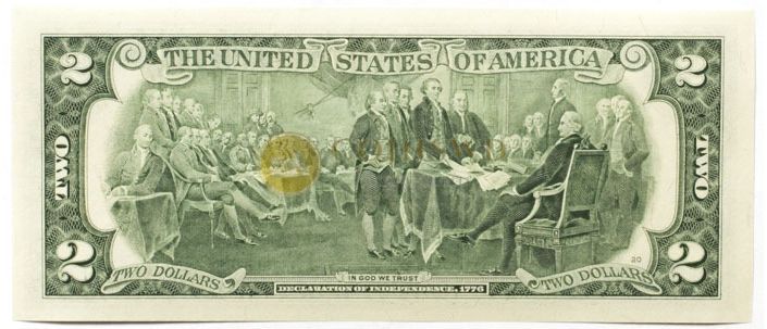USA $2 banknote (# 818-1 )